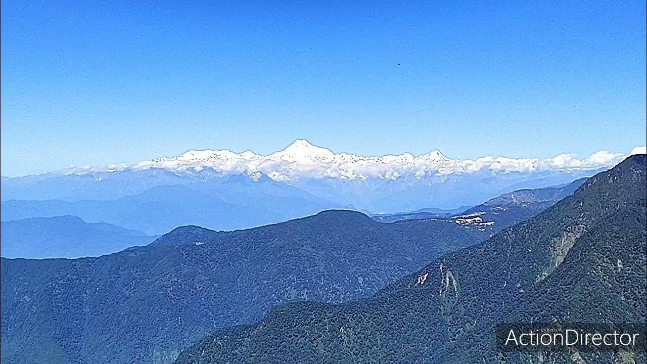 Mt Kanchenjunga and Old Silk Route from Thambi View Point in Zuluk, Sikkim. - YouTube