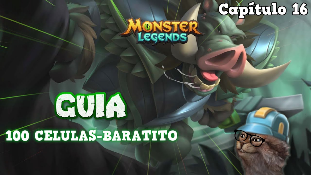 CONSIGUE 100 CELULAS DE OSWALD🐽-GUIA "CUENTOS "🍃| Monster Legends #16 ...