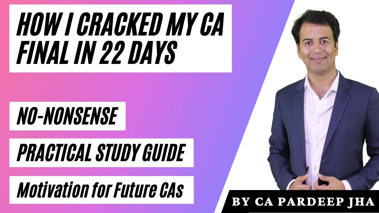 CA Motivation | How I Studied for 22 Days To crack My CA Final | Study ...