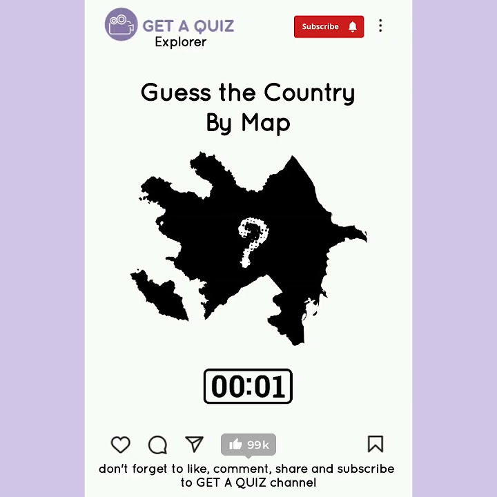 Can You Guess The Country By Map? | country quiz - YouTube