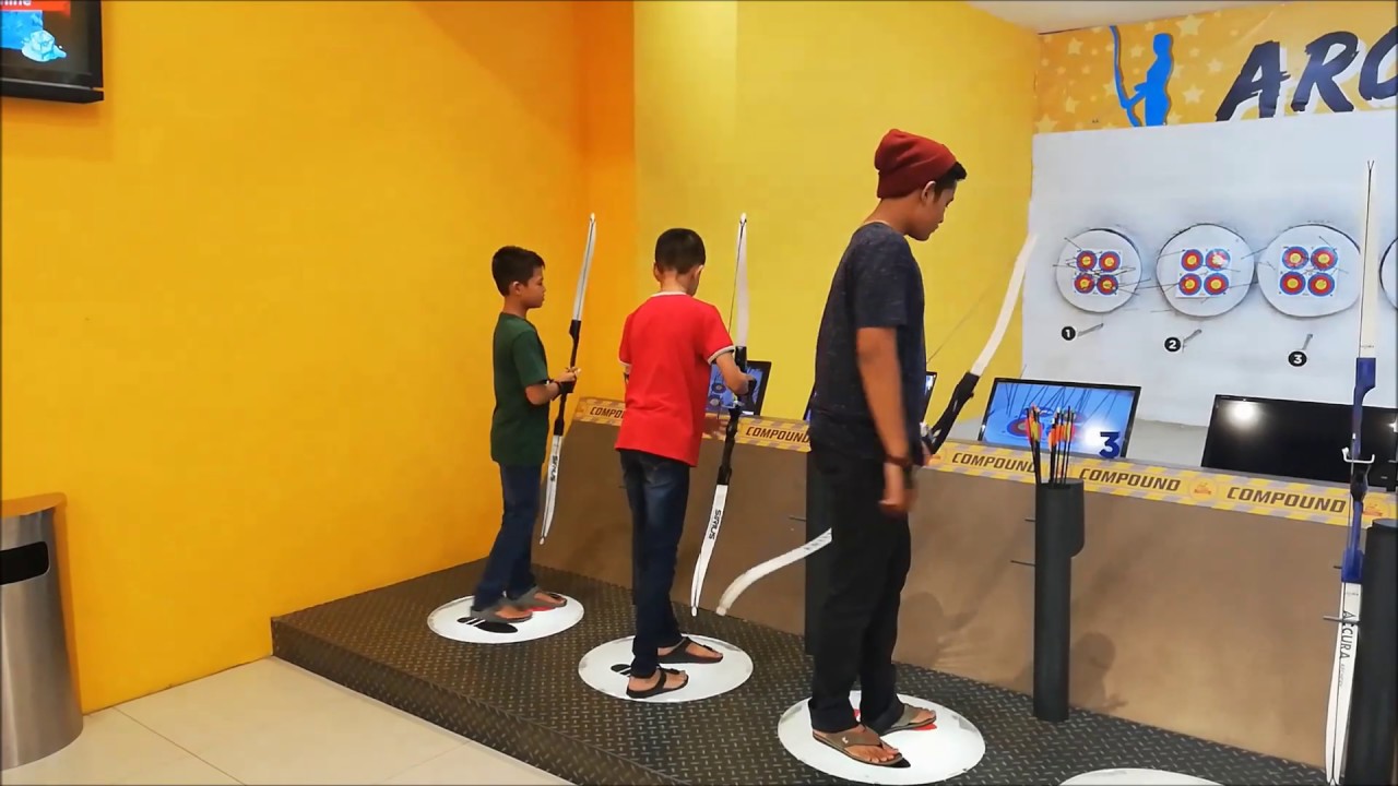 ARCHERY And BOWLING @ Sunway Pyramid! - YouTube