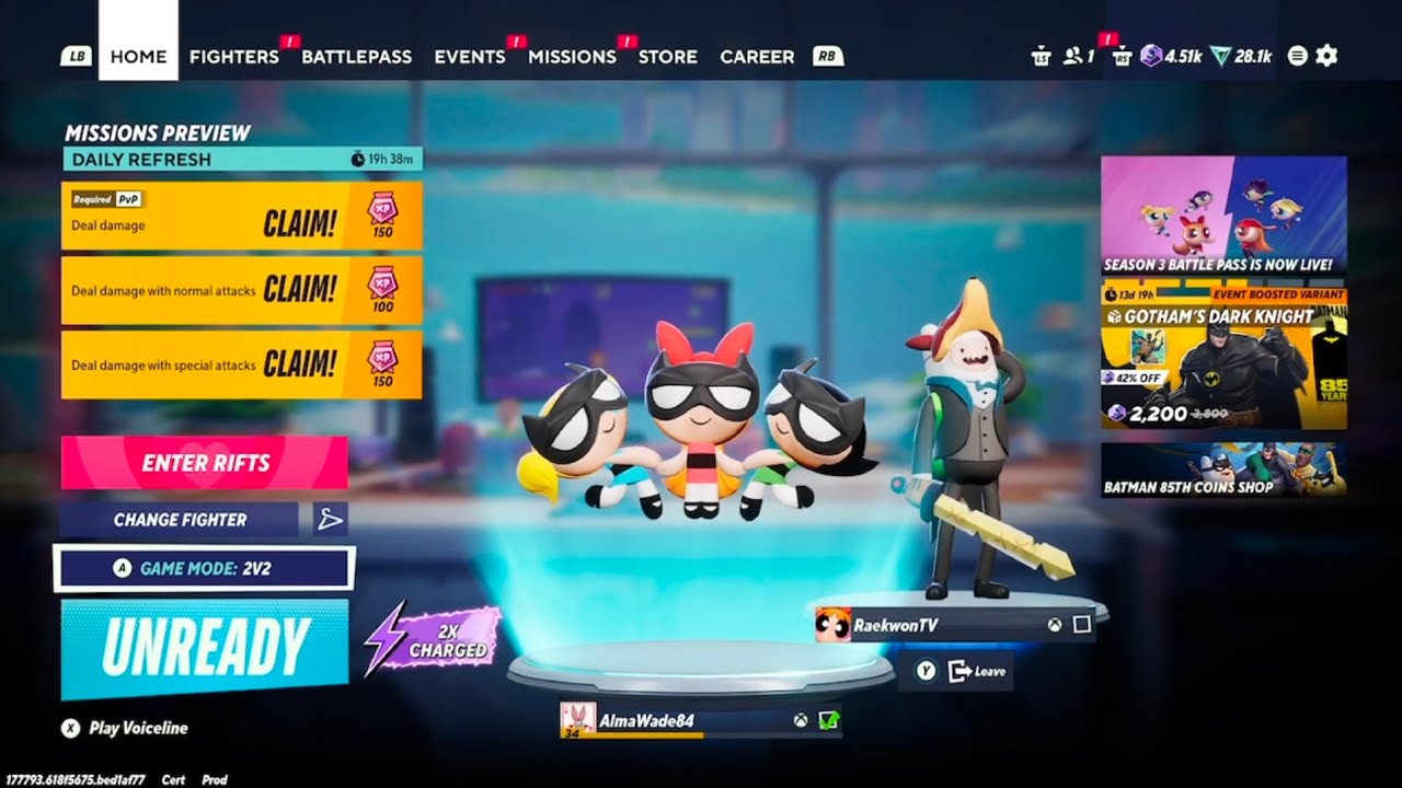 Multiversus: Batman 85th Anniversary The Powerpuff Girls Costume 2v2 ...