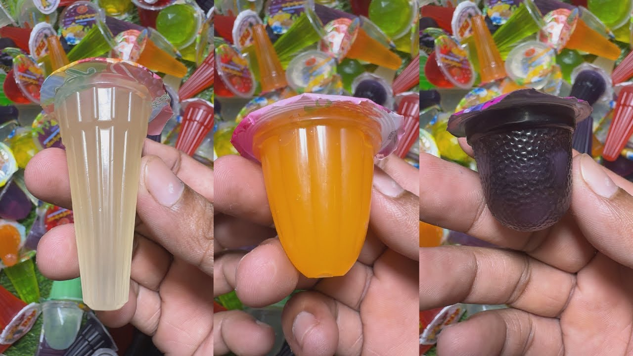 Jelly Opening ASMR || Rainbow jelly video satisfying - YouTube