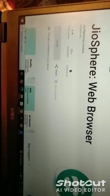 New browser on your device jiosphere web browser #bitcoinwatch #jio# ...