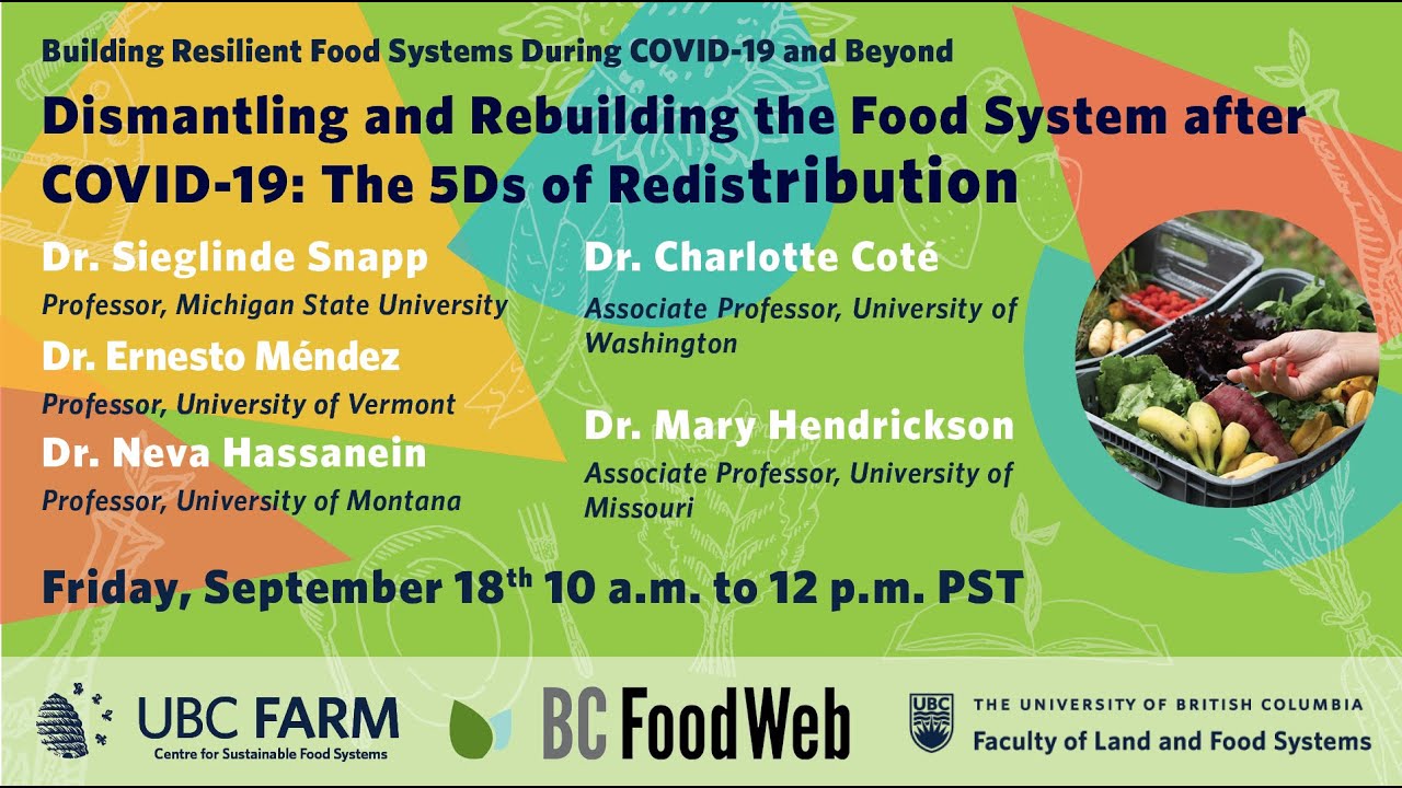 Dismantling and Rebuilding the Food System after COVID 19 The 5Ds of ...