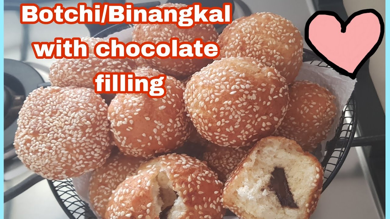 BOTCHI/BINANGKAL WITH CHOCOLATE FILLING my own version - YouTube