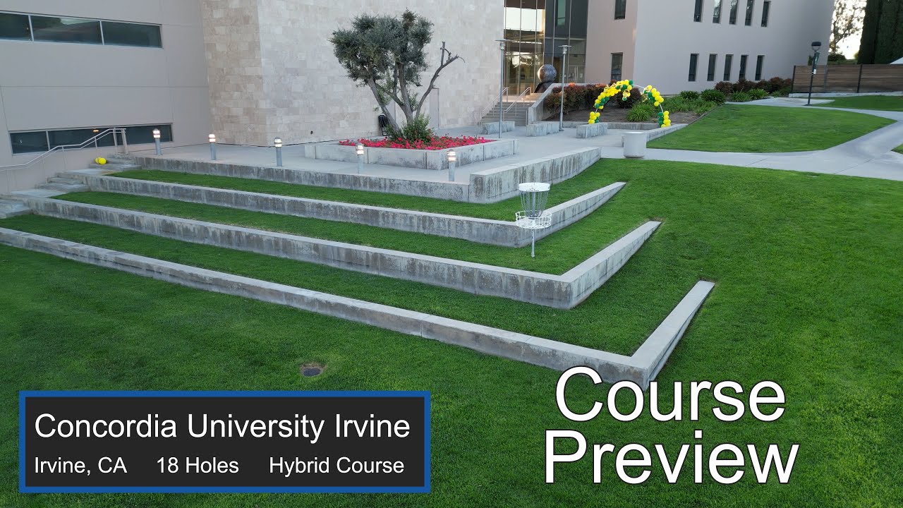 Concordia University Irvine - Disc Golf - Course Preview - YouTube