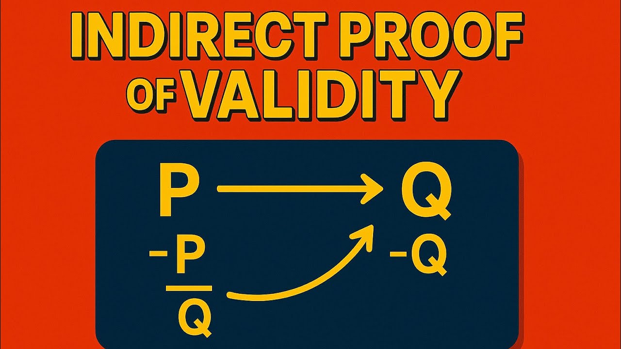 Indirect proof of validity || Logic || DU || Solved Exercise - YouTube