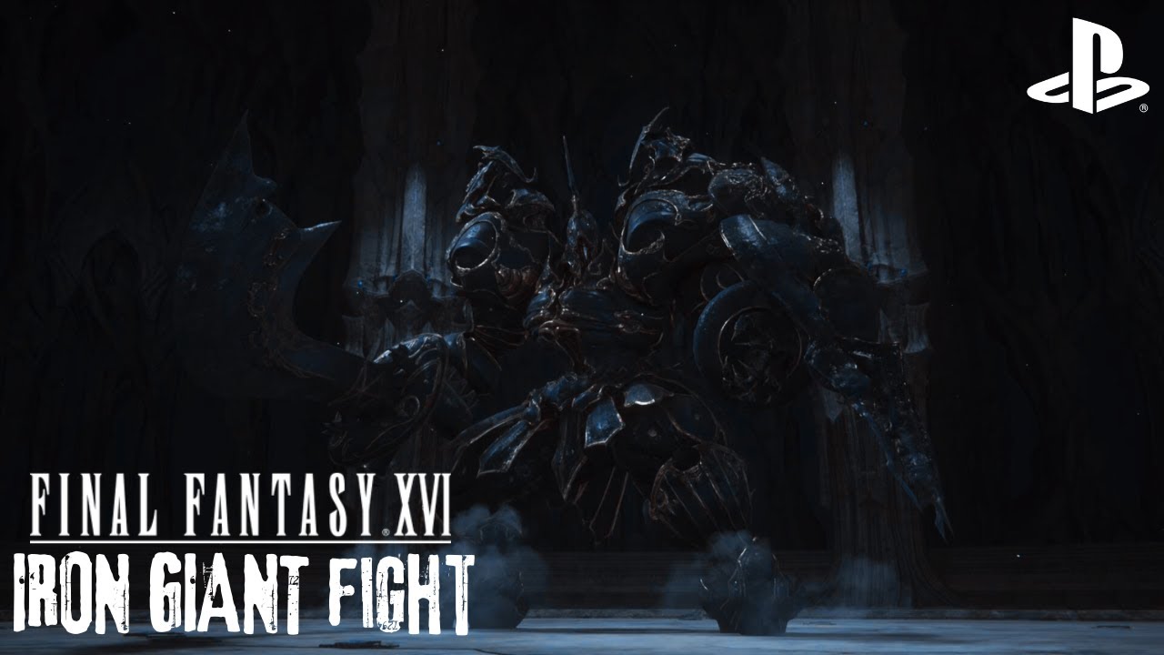 FINAL FANTASY XVI - IRON Giant Boss Fight - YouTube