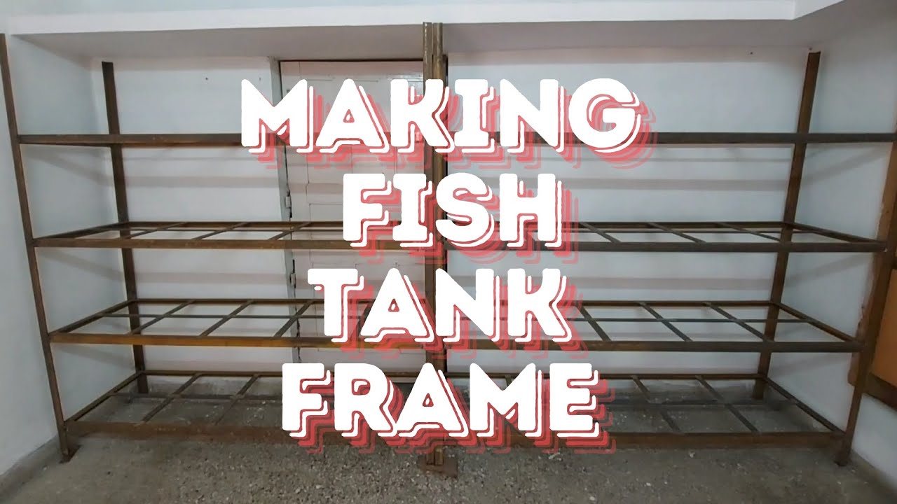 Making FISH TANK Frame for my fish room part 1, and getting started to ...