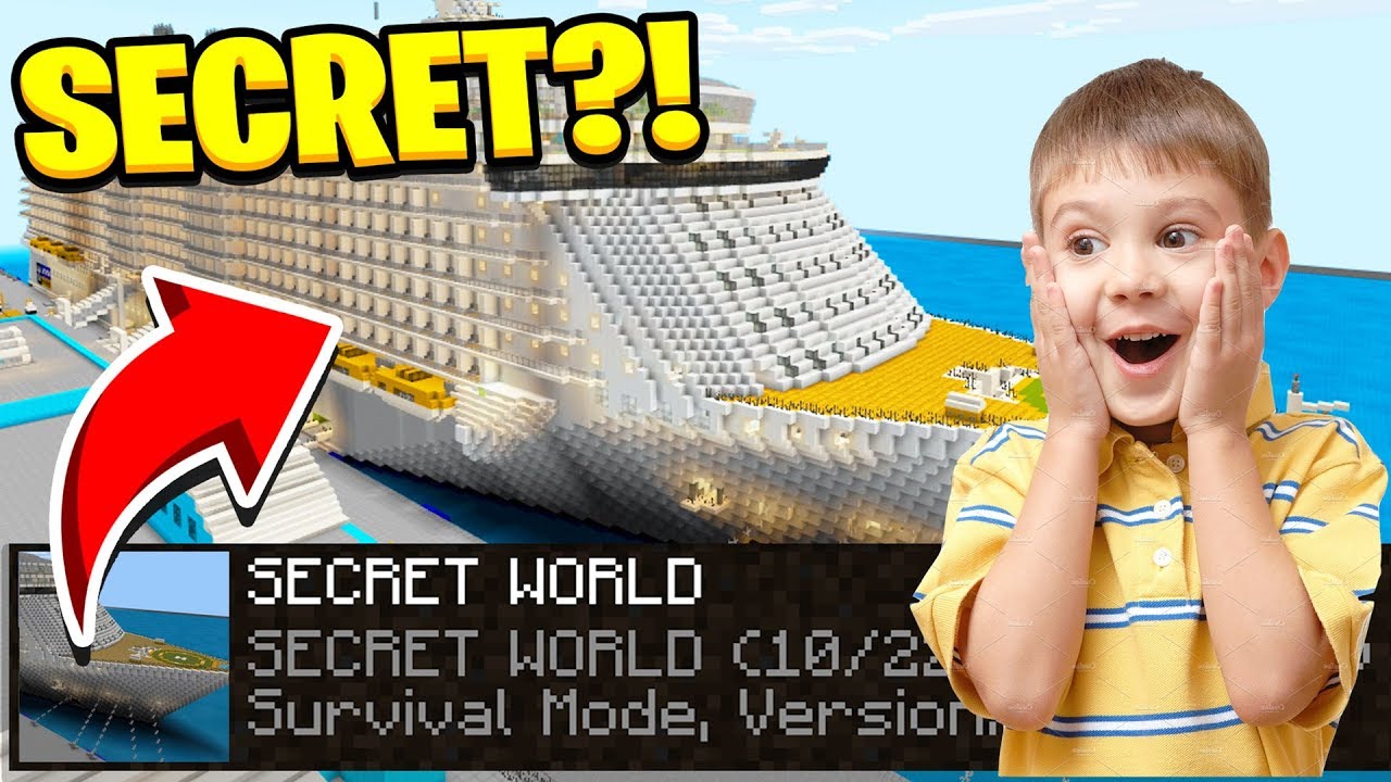 Minecraft: I FOUND MY LITTLE BROTHERS SECRET WORLD(Ps3/Xbox360/PS4 ...