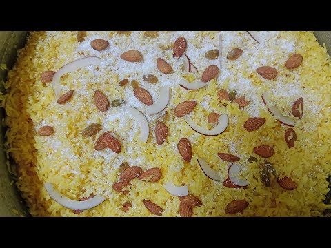 مزے دار زردہ بنانا نہایت ہی اسان ہوگیا