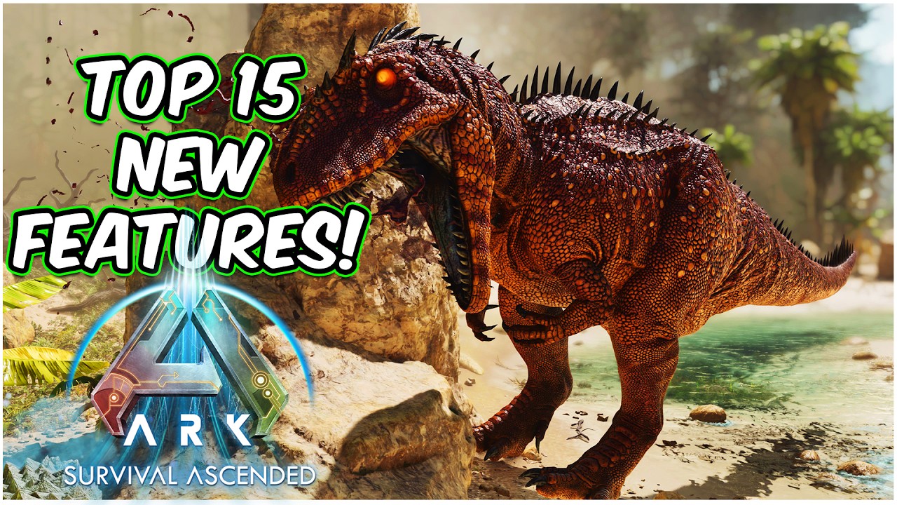 Top 15 NEW FEATURES You NEED To KNOW For ARK SURVIVAL ASCENDED! - YouTube