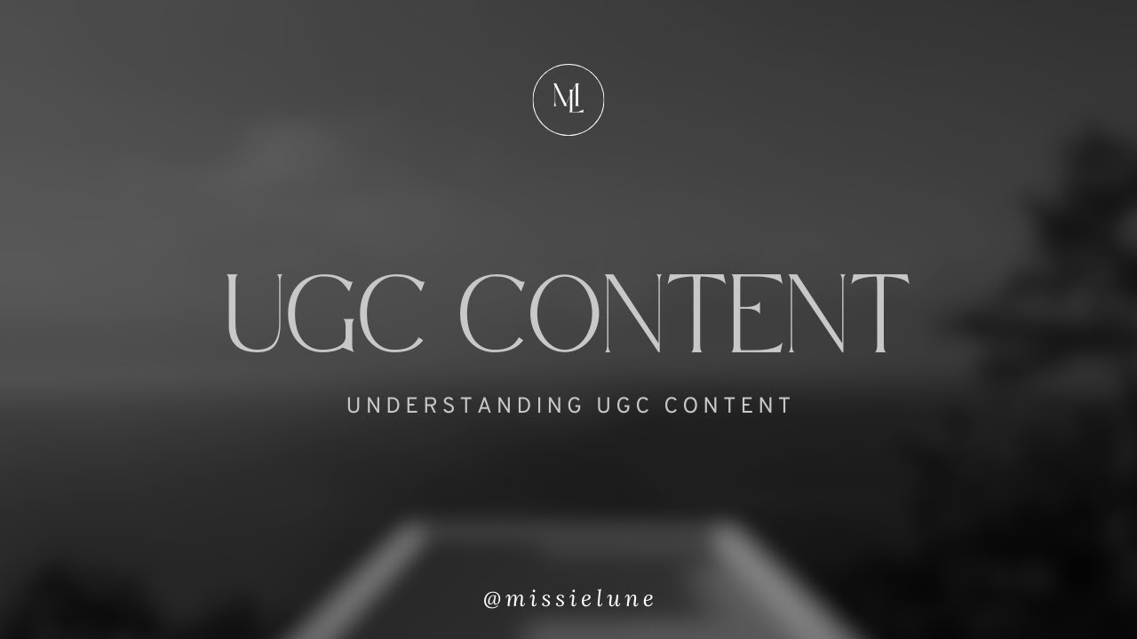 🎥 UGC content | understanding UGC content @missielune - YouTube