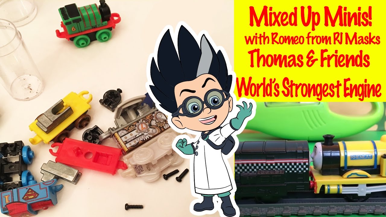 Thomas and Friends Mixed Up minis with Romeo from PJ Masks - World's ...