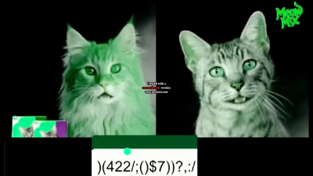(Last video on July 13, 2019) Meow Mix German in High Voice - YouTube