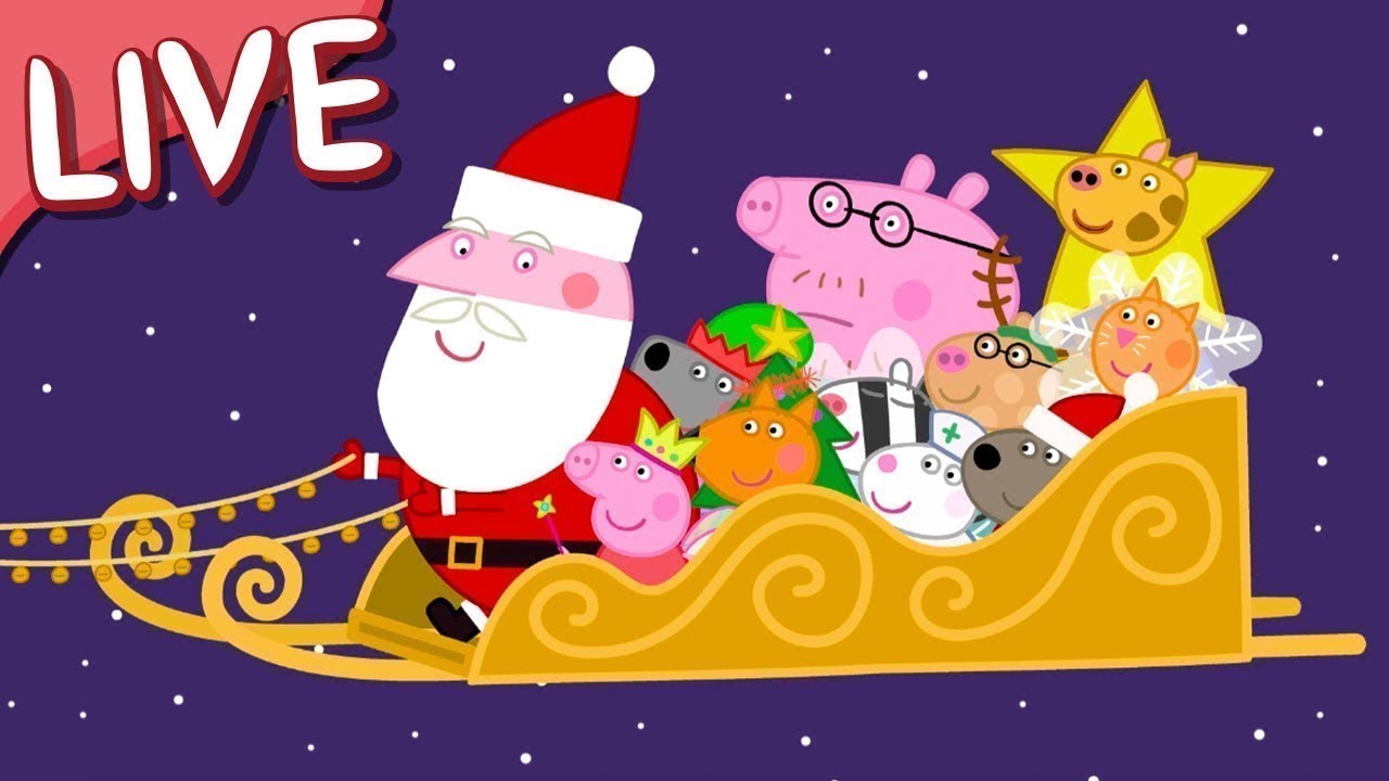 Peppa Pig Christmas Episodes 🎄 Peppa Pig STREAMING NOW 🌈 Kids Videos 🔴 ...