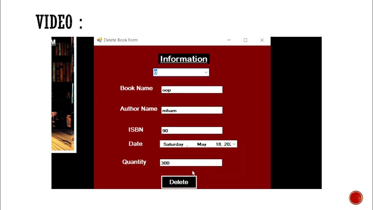 University Library Management System Project - YouTube