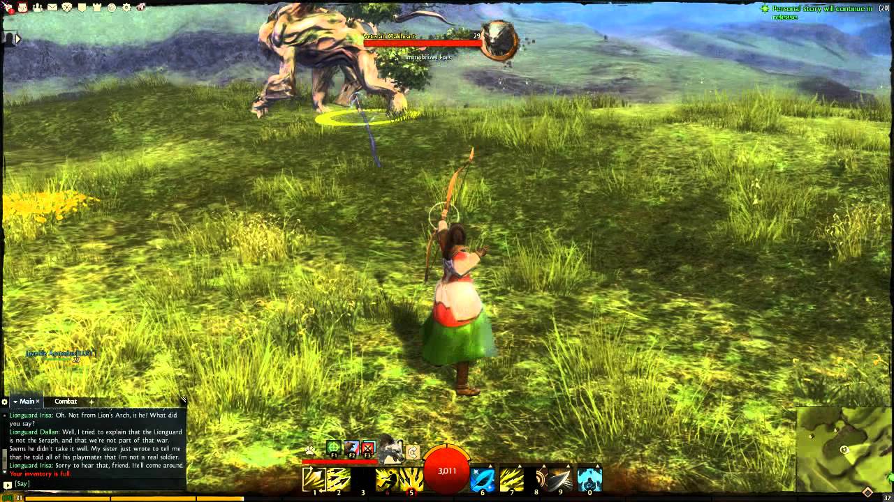 Guild Wars 2 - Norn Ranger Gameplay with Elite Skill - YouTube