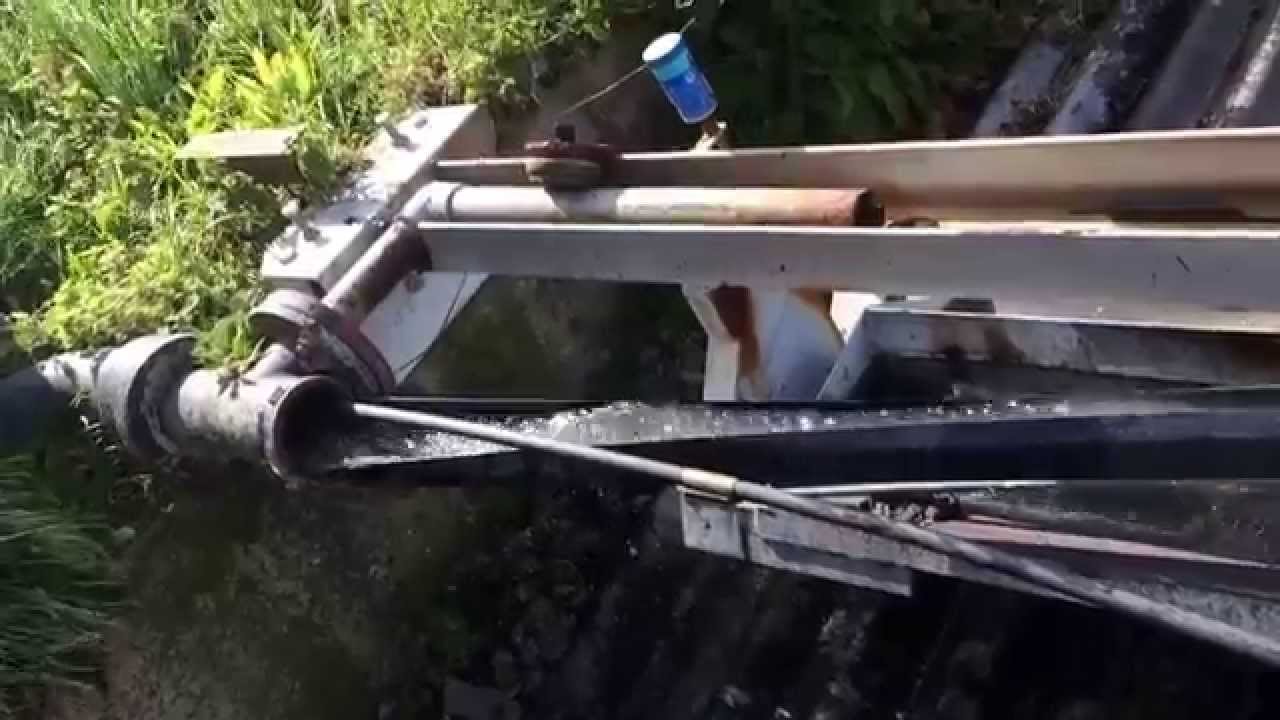 Small Sewage Treatment Plant- Humus Tipping Trough - YouTube