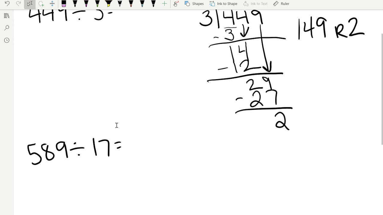 Division Using Standard Algorithm YouTube Division Using Standard Algorithm YouTube