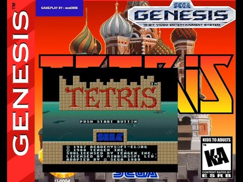 SEGA GENESIS / MEGA DRIVE # TETRIS (SEGA , 1989.) # 20.192 PTS ...