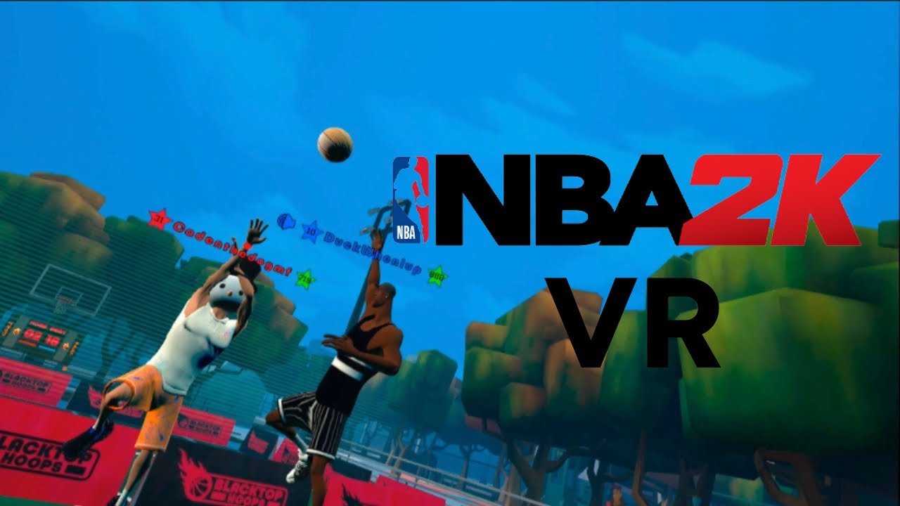 This is Nba2k in vr | blacktop hoops vr basketball - YouTube