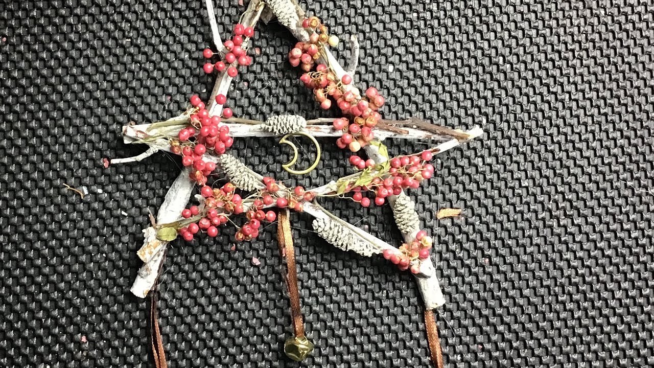 DIY witch bells house charm - YouTube