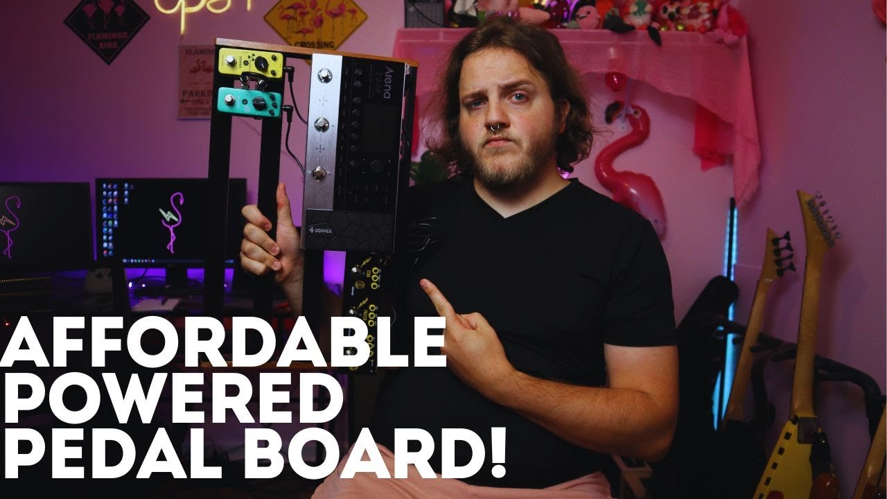 Donner DB-P300 Review | An Affordable Powered Pedal board! - YouTube