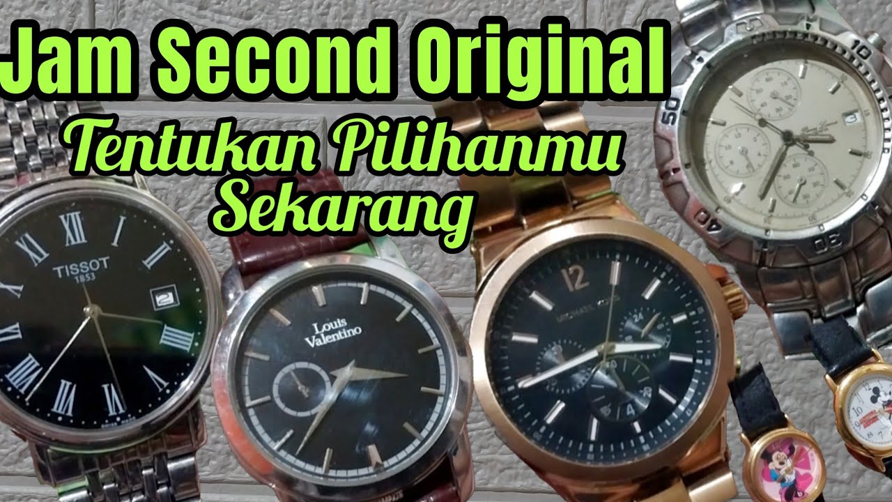 Jam Second Original ,MURAH Banyak Pilihan 💥😍💫 - YouTube