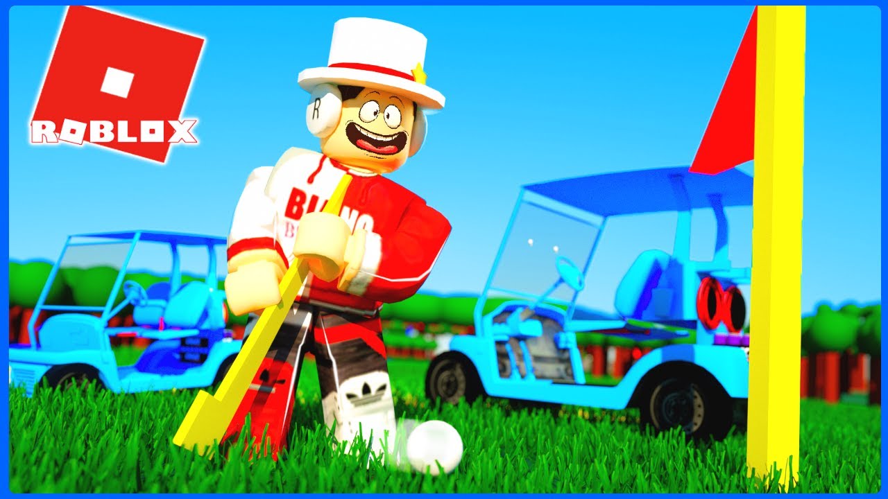 Roblox - VIREI PROFISSIONAL DO GOLFE ( SUPER GOLF ) - YouTube