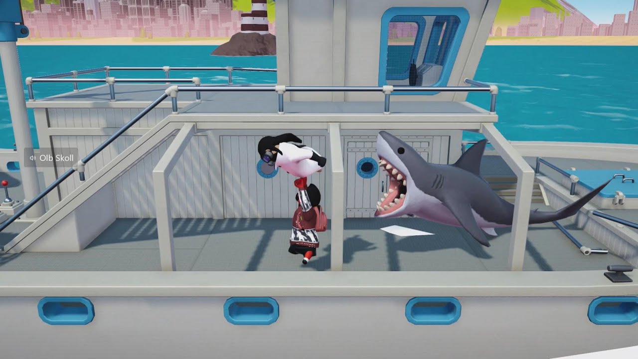 Shark Attack [Gang Beast] Hilarious Gameplay - YouTube