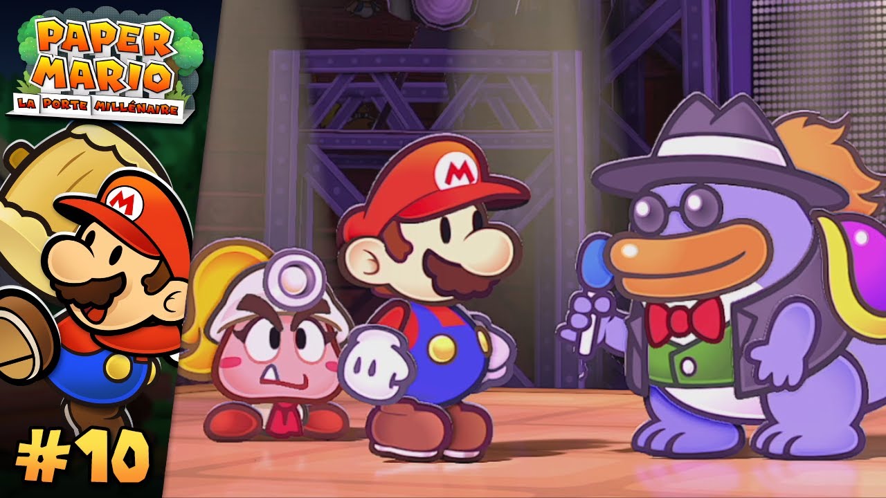 Super Gonzales monte sur le ring ! - Paper Mario : La Porte Millénaire ...