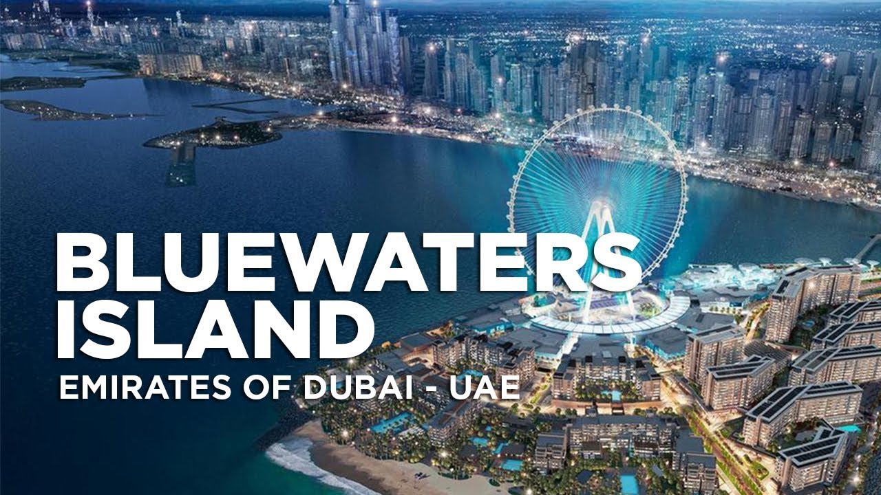BLUE WATER ISLAND DUBAI 2020 I NIGHT DRIVE I DXB - YouTube