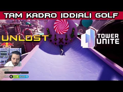 UNLOST EKİPLE İDDİALI EĞLENCELİ GOLF OYUNU TOWER UNİTE OYNUYOR (17.12.2017)
