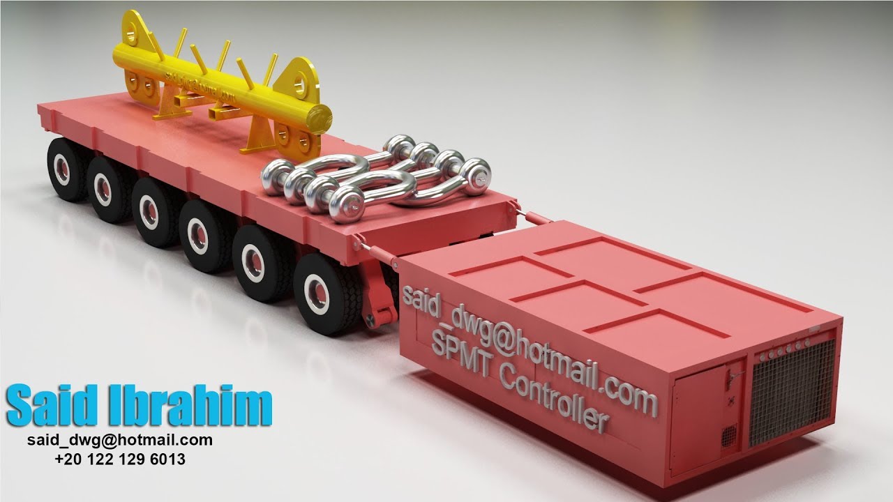 SPMT 3D model Rigged. - YouTube