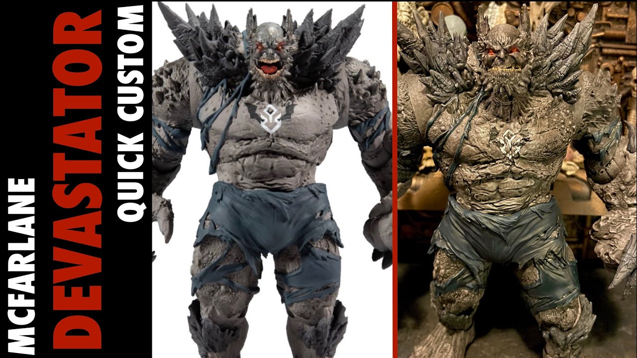 McFarlane Devastator- Quick Custom - YouTube