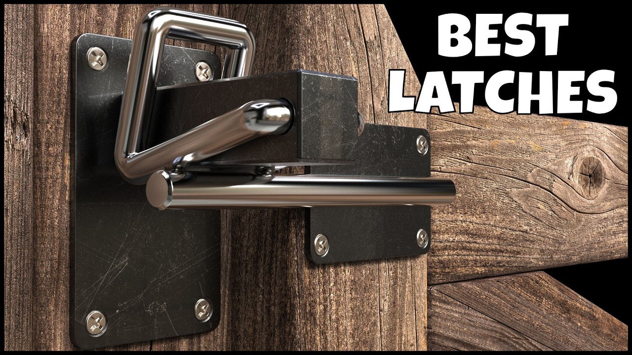 Top 10 Simple Automatic Gate Latch Lock Ideas - YouTube
