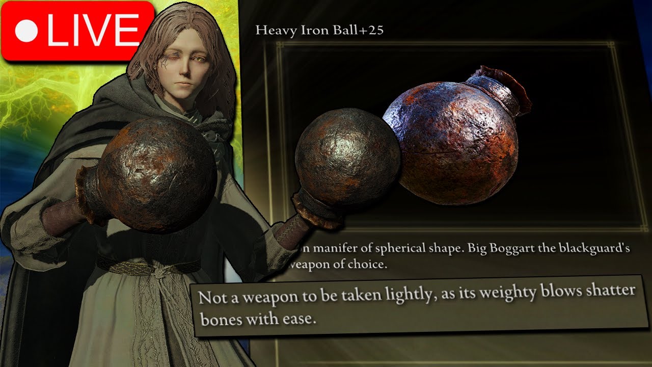 The Strongest Weapon In Elden Ring Are My Balls - YouTube