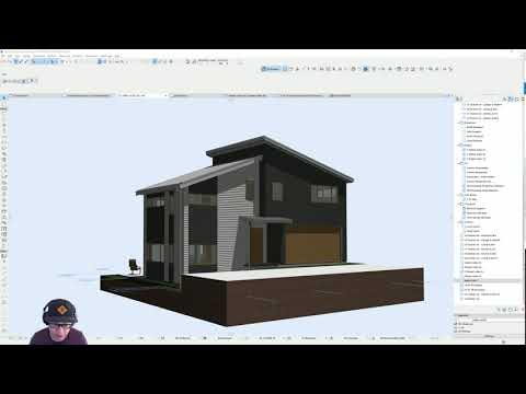 ARCHICAD TUTORIAL - How to Model a House | Part 1/4 - YouTube