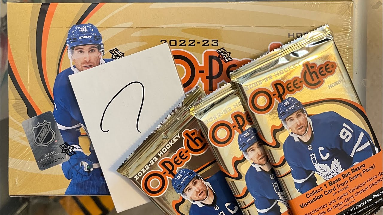 CRAZY BOX!!? 2022/23 O-Pee-Chee Hobby Box Break! - YouTube