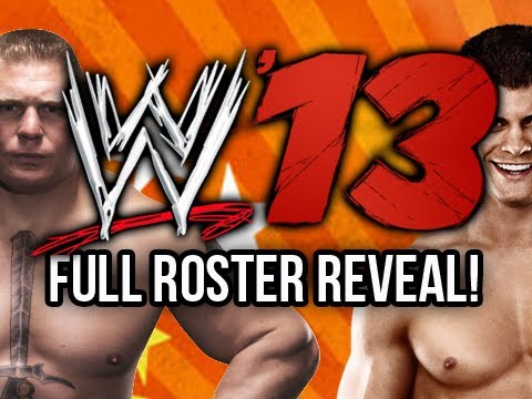 WWE 13 - THE FULL ROSTER REVEAL! - YouTube