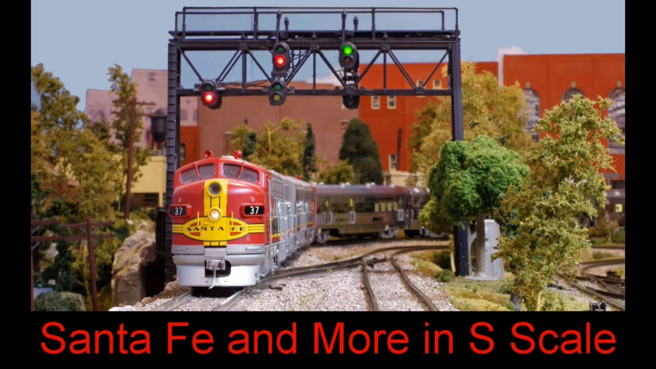 Santa Fe and More in S Scale - YouTube