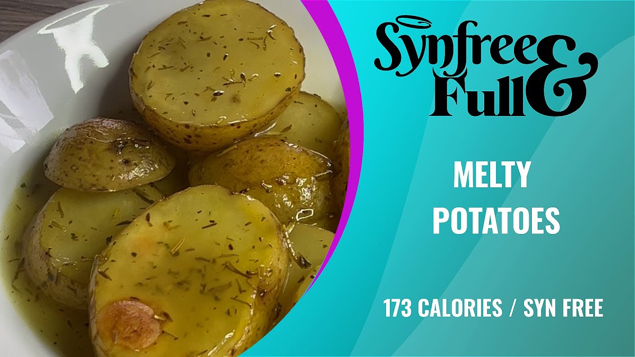 EASY Melty Potatoes - 173 Calories / SYN FREE - YouTube
