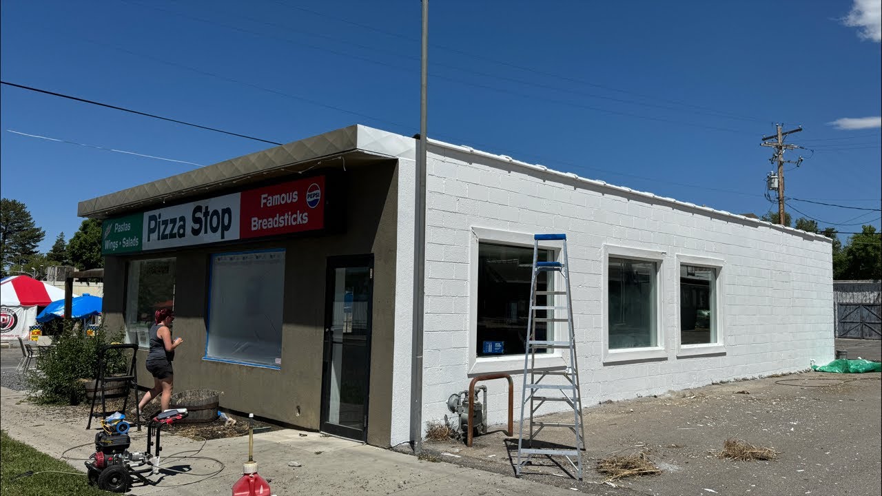 We Started Painting Our 100 Year Old Building… & This Happened. - YouTube