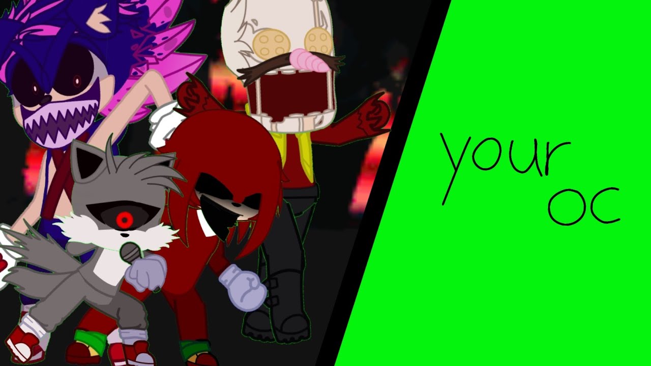 FNF VS Sonic.EXE [But It's Gacha] Fake Collab | Triple Trouble Encore ...