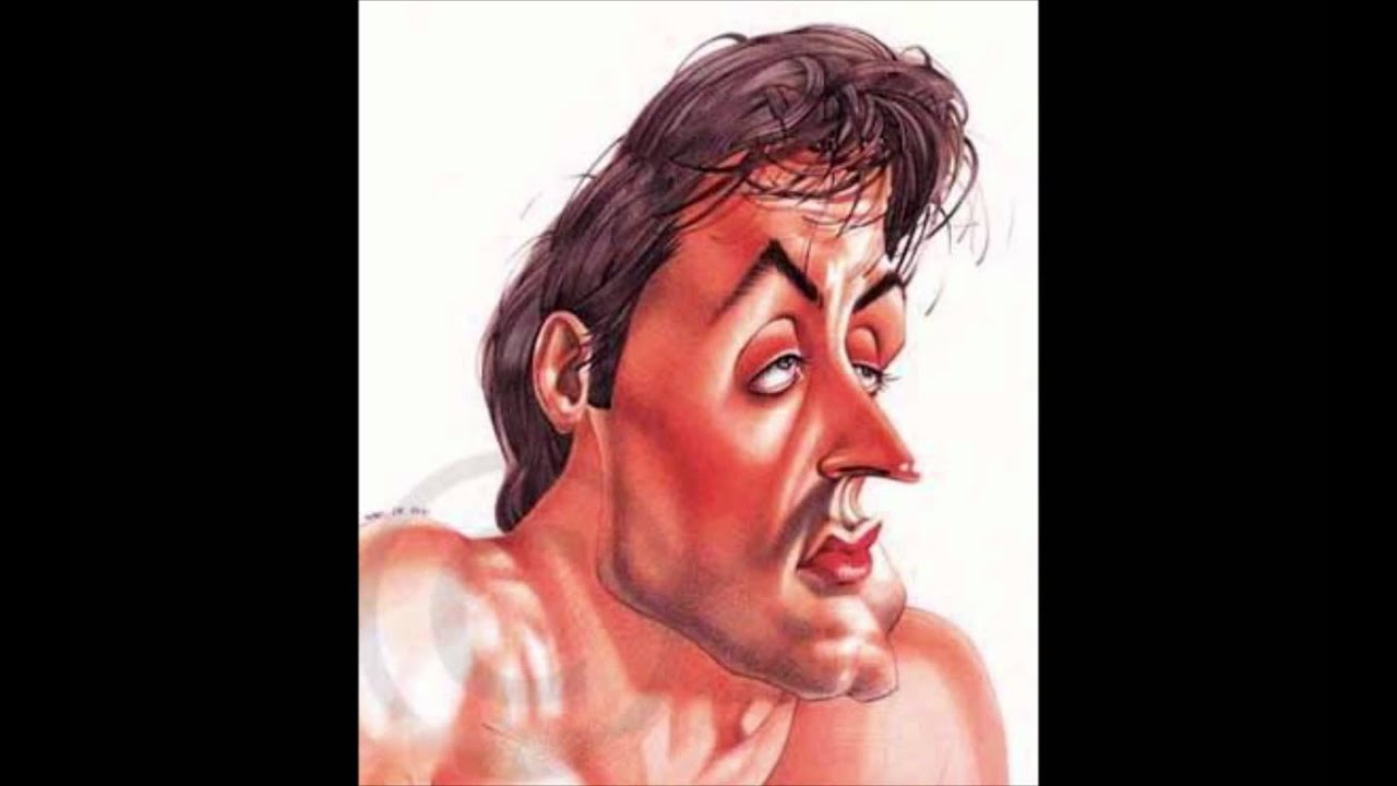 Favorite Caricatures - Sylvester Stallone - YouTube