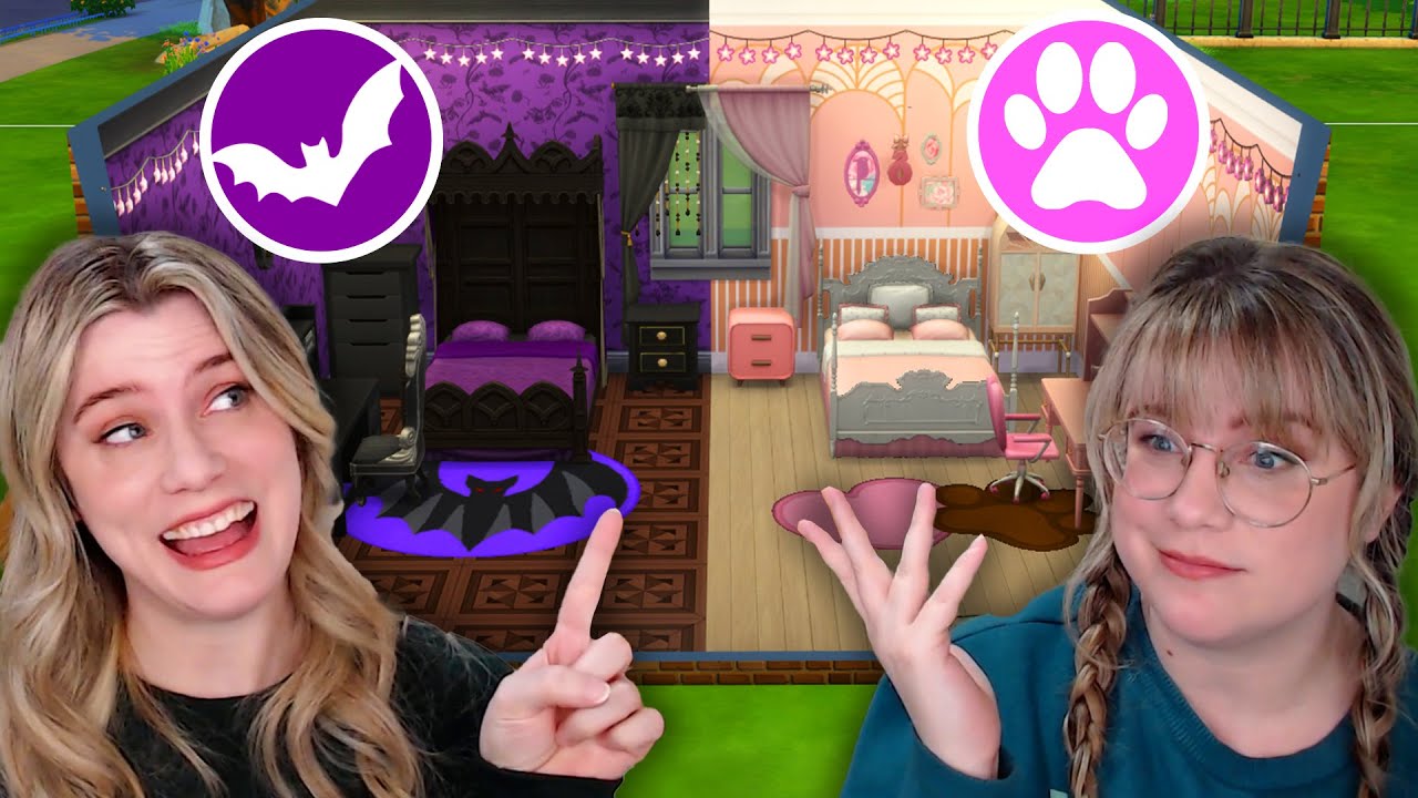 every dorm room is a different OCCULT in the sims 4 | Part 2 ...