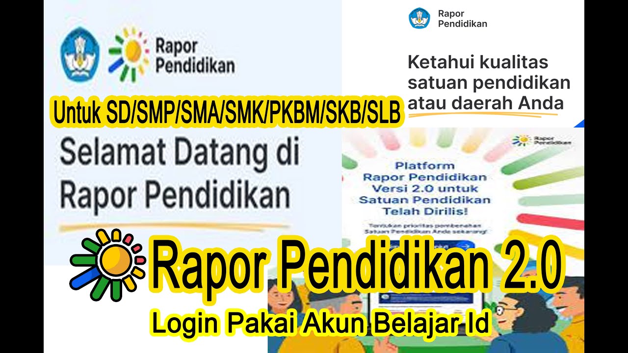 Belajar Memahami isi Rapor Pendidikan 2.0 - YouTube