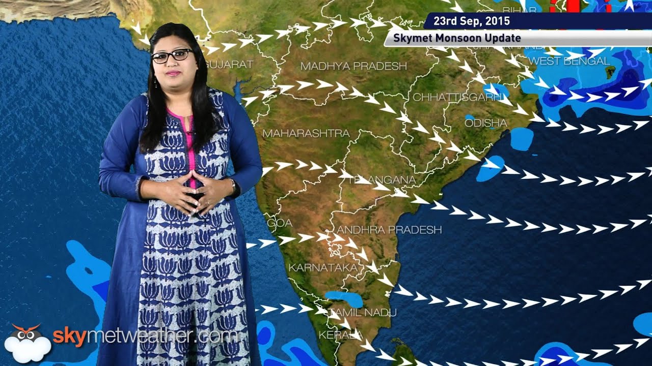 Weather Forecast for September 23, 2015 - Skymet Weather - YouTube